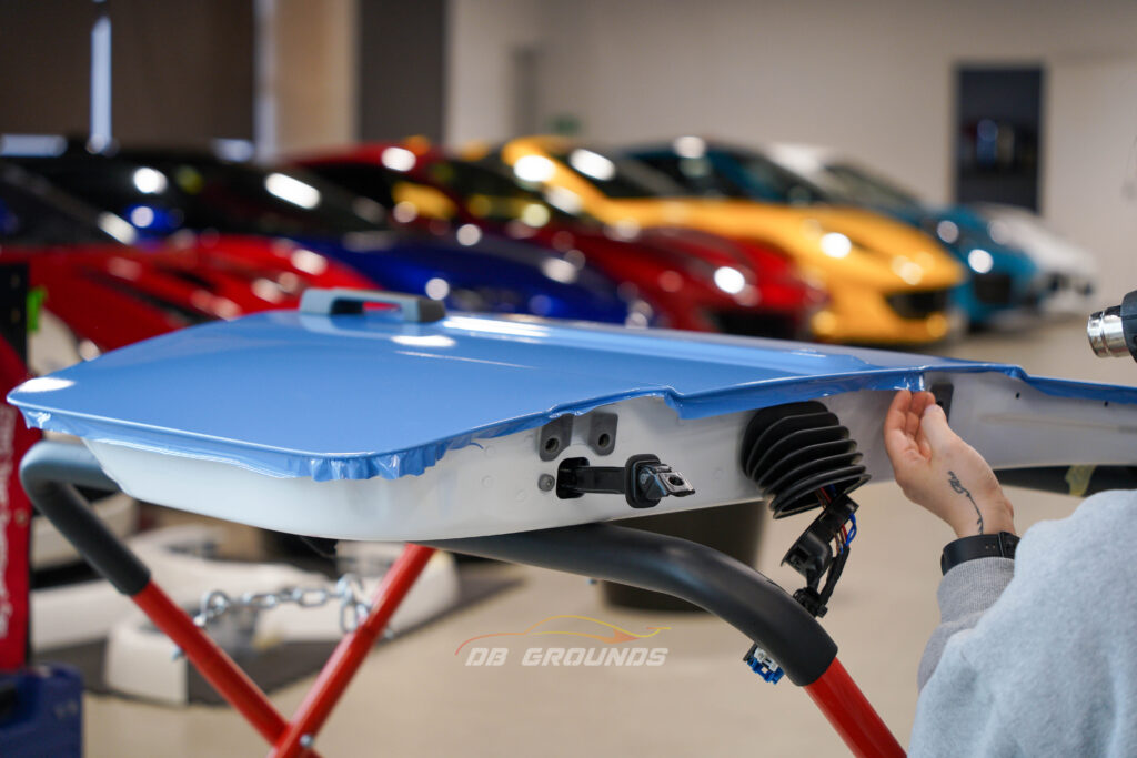 Mercedes G63 in a BABY BLUE color wrap - DB Grounds